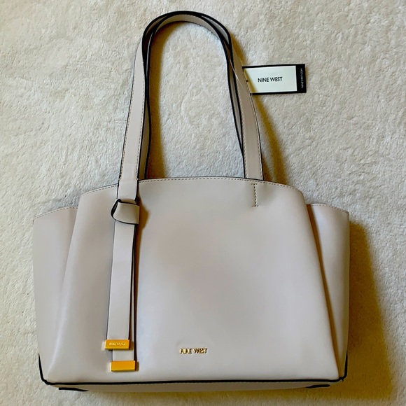 Nine West | Bags | Sold Bone Colored Pursesatchel By Nine West Never ...